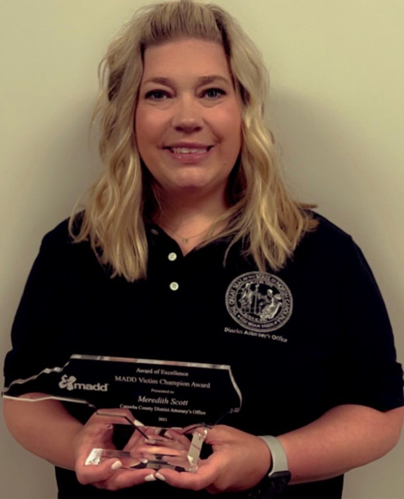 Meredith Scott Honored With MADD Victim Champion Award – District ...